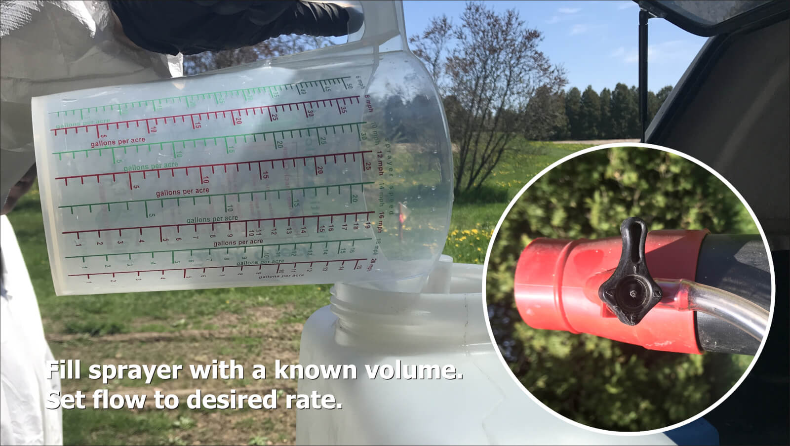 Calibrating a Plot Sprayer for Airblast Crops – Sprayers 101