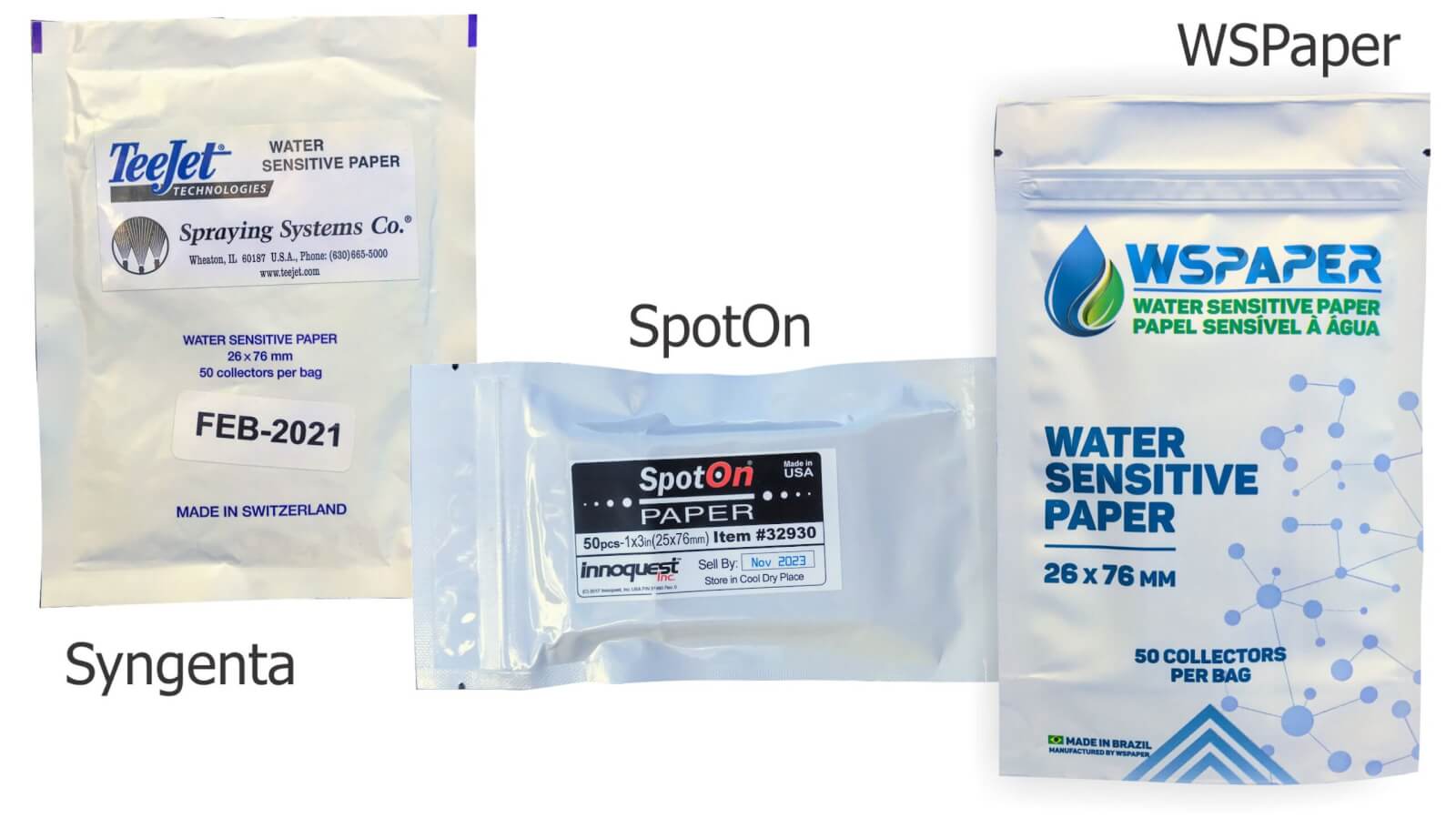 Comparing three brands of water sensitive paper – Sprayers 101