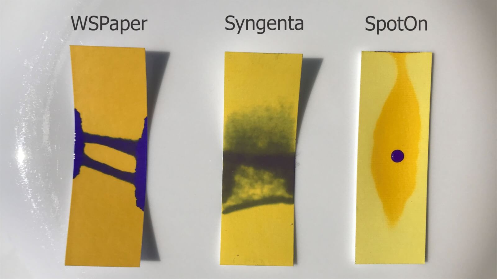 Comparing three brands of water sensitive paper – Sprayers 101